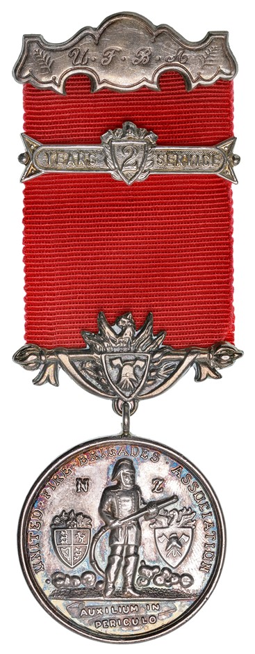 United Fire Brigades Assoc. of NZ Long Service Medal for five years ...