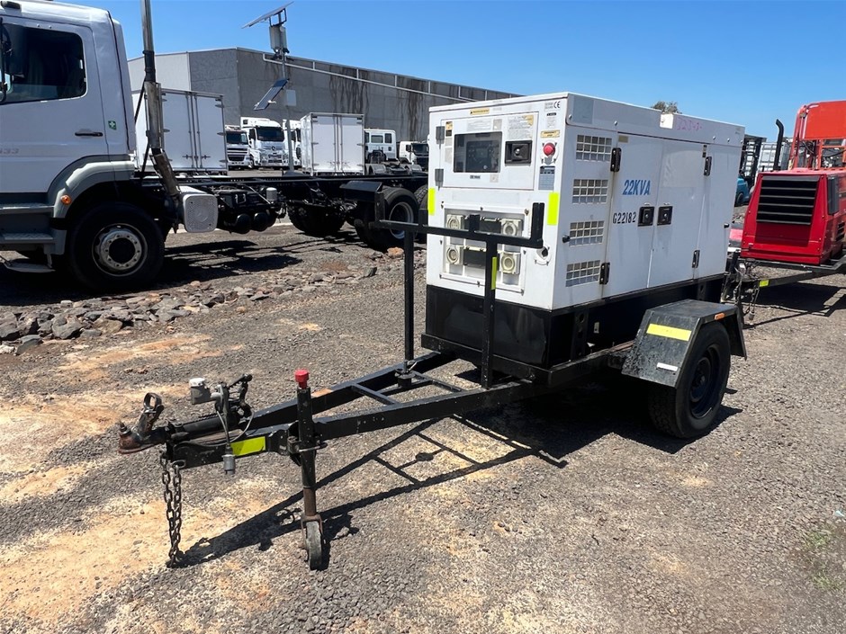 ABLE Generator GL22X3 Trailer Mounted Auction (0028-3031535) | Grays ...