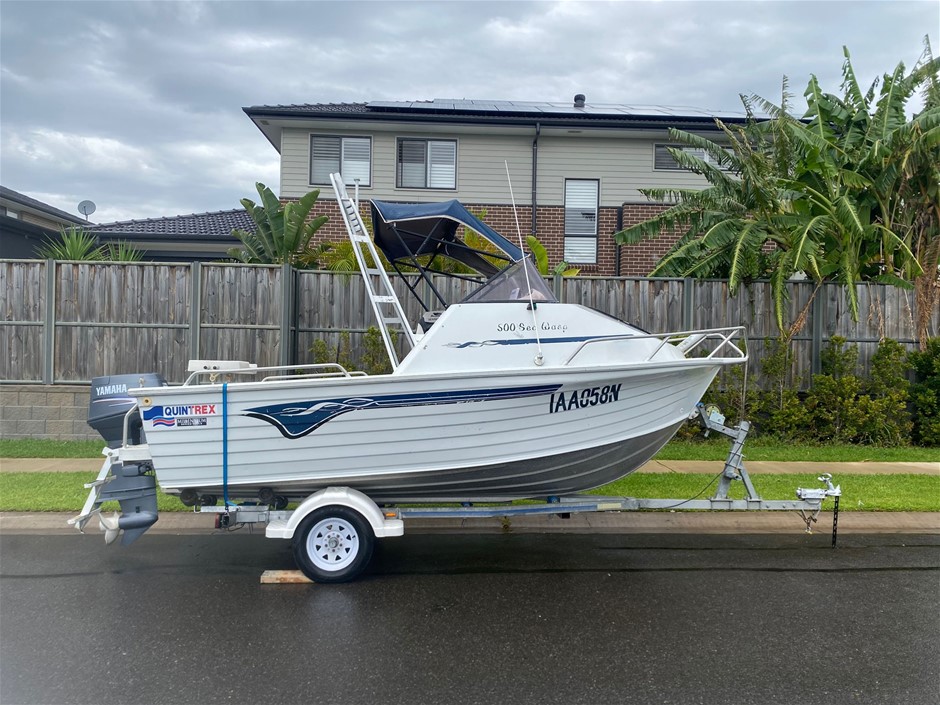 Quintrex 500 Sea Wasp Auction (0001-10082182) | Grays Australia