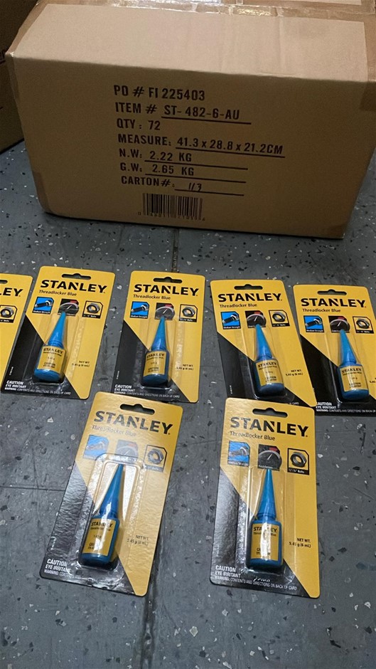 Stanley blue threadlocker Auction (0017-2563118) | Grays Australia