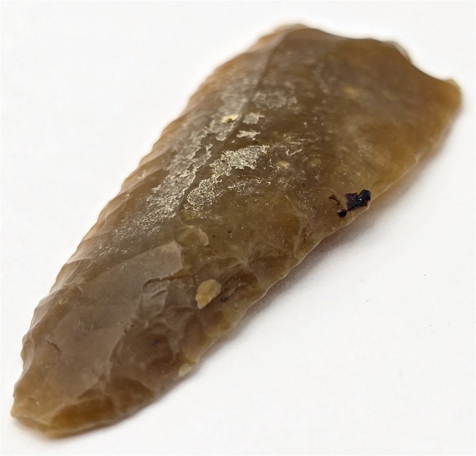BRONZE AGE PREHISTORIC FLINT ARROWHEAD - CIRCA 3000 YEARS OLD Auction ...