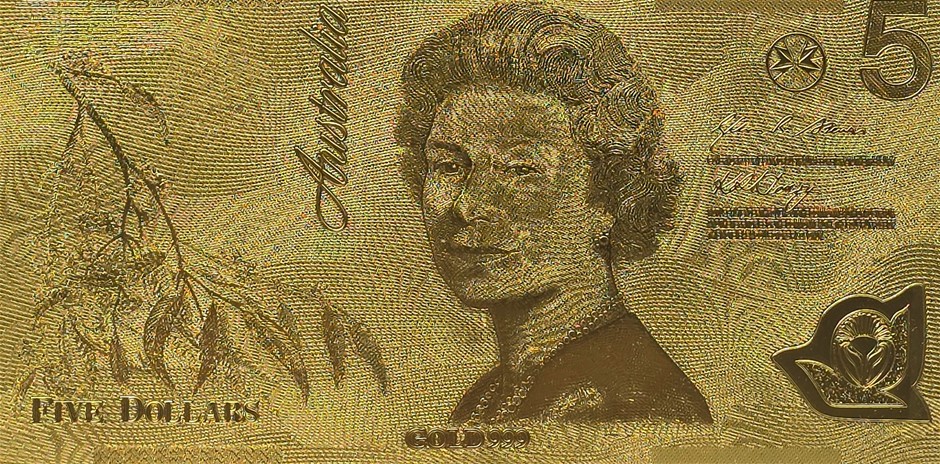 AUSTRALIAN $5 GOLD BANKNOTE Auction (0005-2563210) | Grays Australia