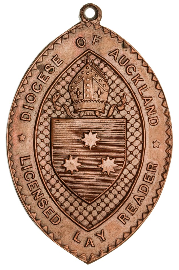 Diocese of Auckland, c1930s, Licensed Lay Reader badge, Extremely fine ...