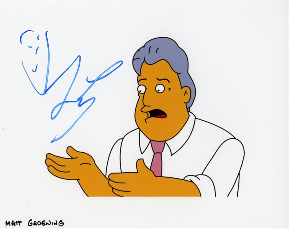 THE SIMPSONS SIGNED BY JAY LENO Auction (0015-2563374) | Grays Australia