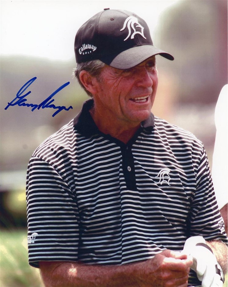 GARY PLAYER SIGNED GOLF PHOTO Auction (0029-2563374) | Grays Australia