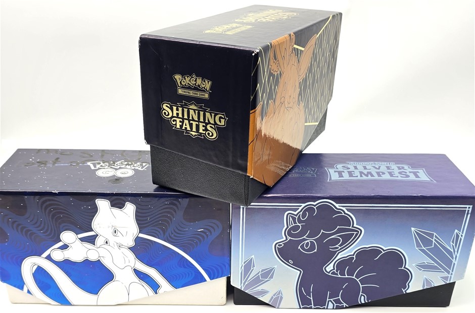 THREE POKÉMON CARD BOXES Auction (0005-2564868) | Grays Australia