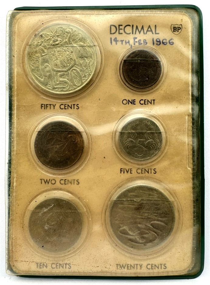 1966 COIN SET IN DISPLAY SLEEVE (VF - EF) Auction (0001-2565334 ...