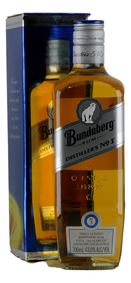 Bundaberg Rum Rum Distiller's No 3. Triple Filtered, First Ed (1x 700mL). Auction (0030-10733561 ...