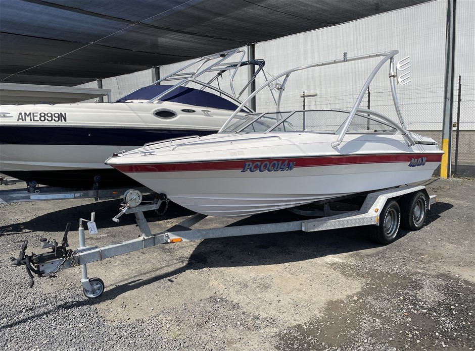 5.8m Maxum SSL1900 Recreational Power Boat with Trailer Auction (0001 ...