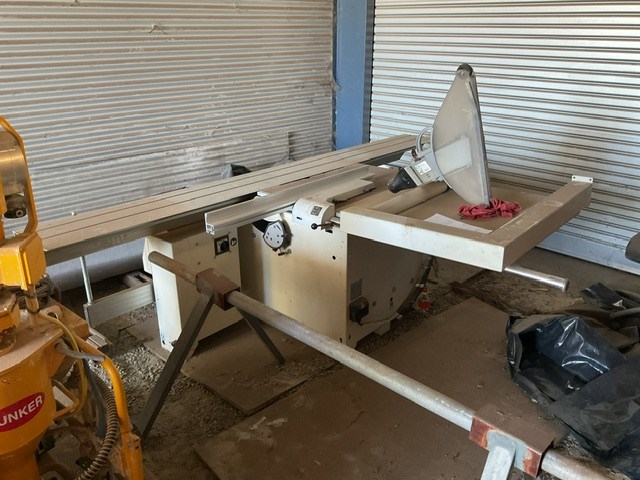 2015 SCM 3 Phase Sliding Table Saw Auction (0019-9056554) | Grays Australia