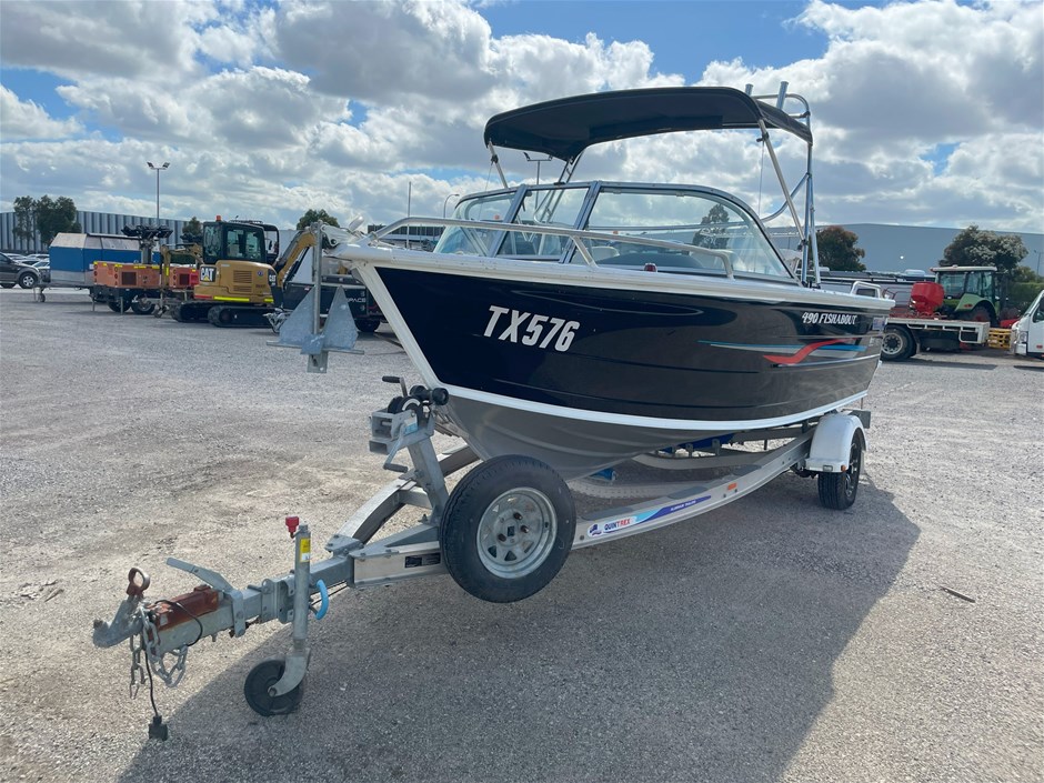 2018 Quintrex 490 Fishabout Auction (0001-20021005) | Grays Australia