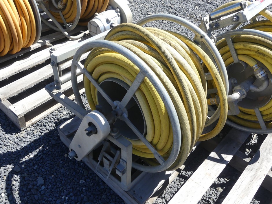 Kuiperg Cradle Mounted Fire Hose Reel With Hose Auction (0706-5058766 ...