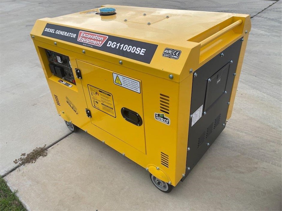 Unused 2024 8kW Silenced Diesel Engine Generator Auction (0008-3031582 ...