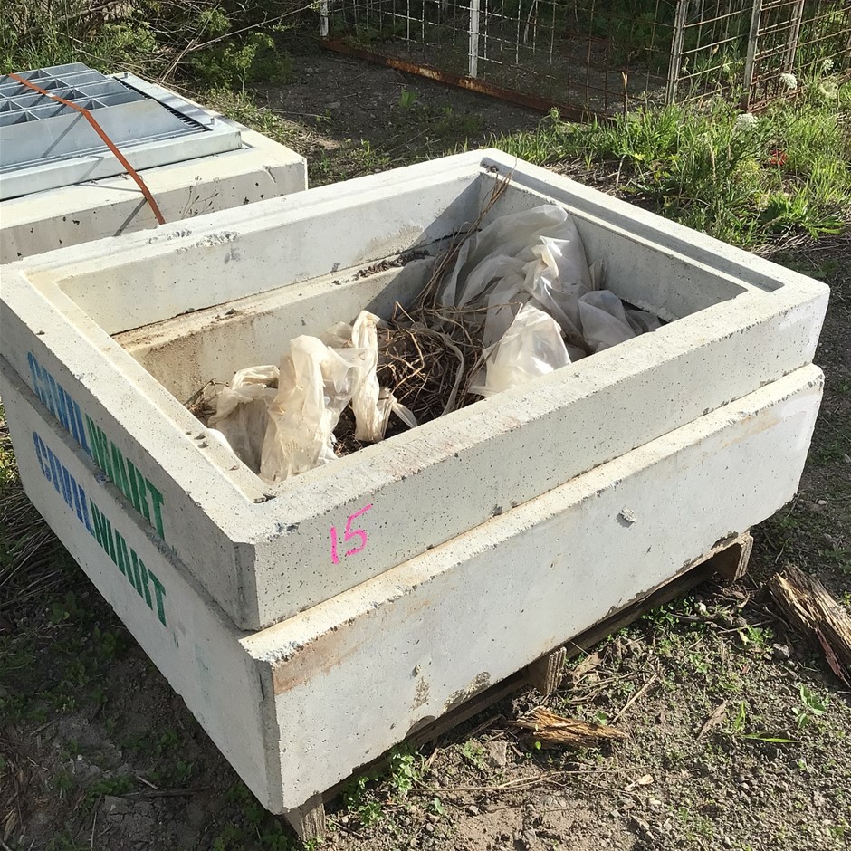 2x Assorted Concrete Pit Risers Auction (0015-3031669) | Grays Australia