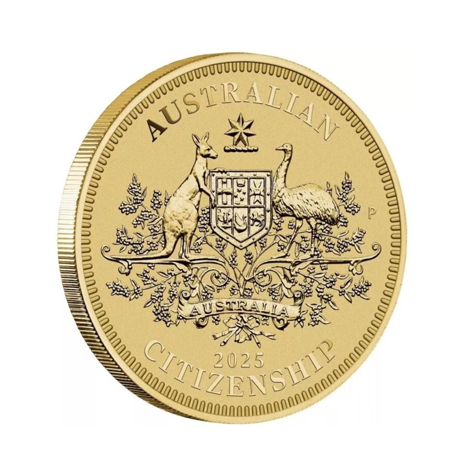 2025 Australian Citizenship $1 Dollar King Charles Perth Mint Carded ...