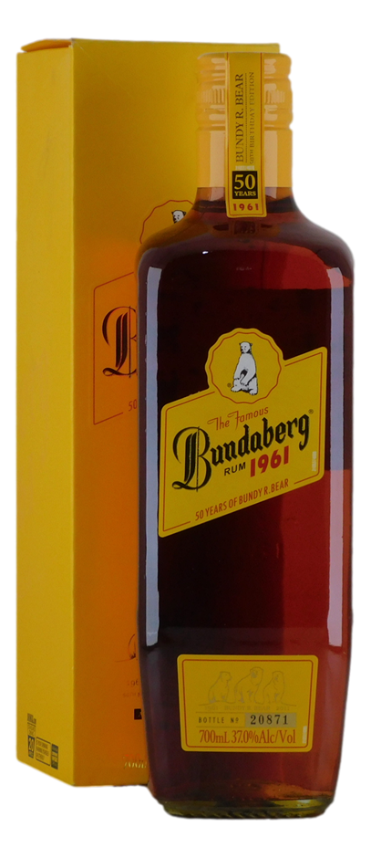 Bundaberg 1961 50 Years Of Bundy R. Bear Rum (1x 700mL), QLD. Auction ...