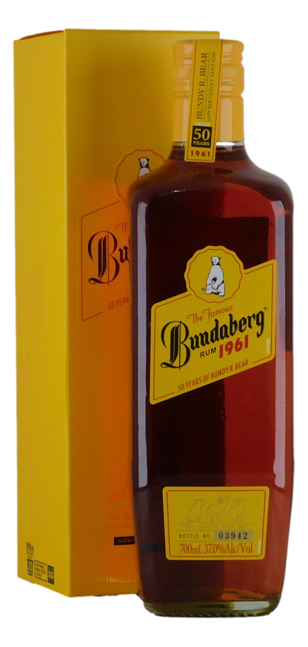 Bundaberg 1961 50 Years Of Bundy R. Bear Rum (1x 700mL), QLD. Auction (0012-10734470) | Grays ...