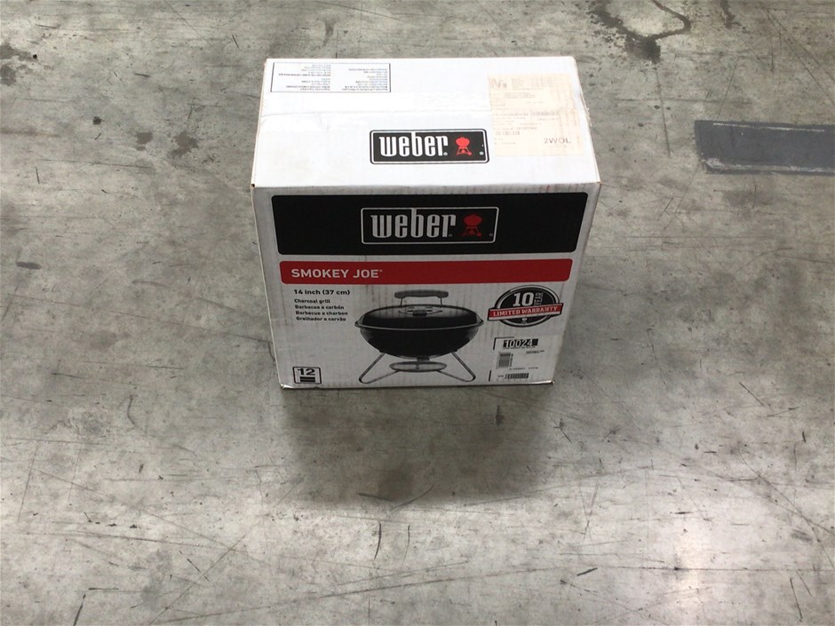 Weber Smokey Joey Portable Charcoal Barbecue (37cm) Auction (0030 ...