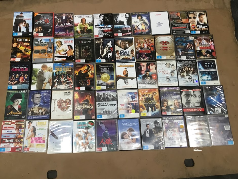 Mixed Type Movie DVDs *50 Auction (0008-2564238) | Grays Australia