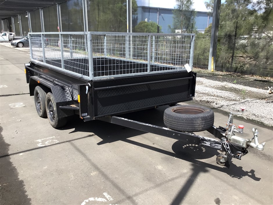 2021 Black Junris Trailers T106 Tandem Box Trailer Auction (0001 ...