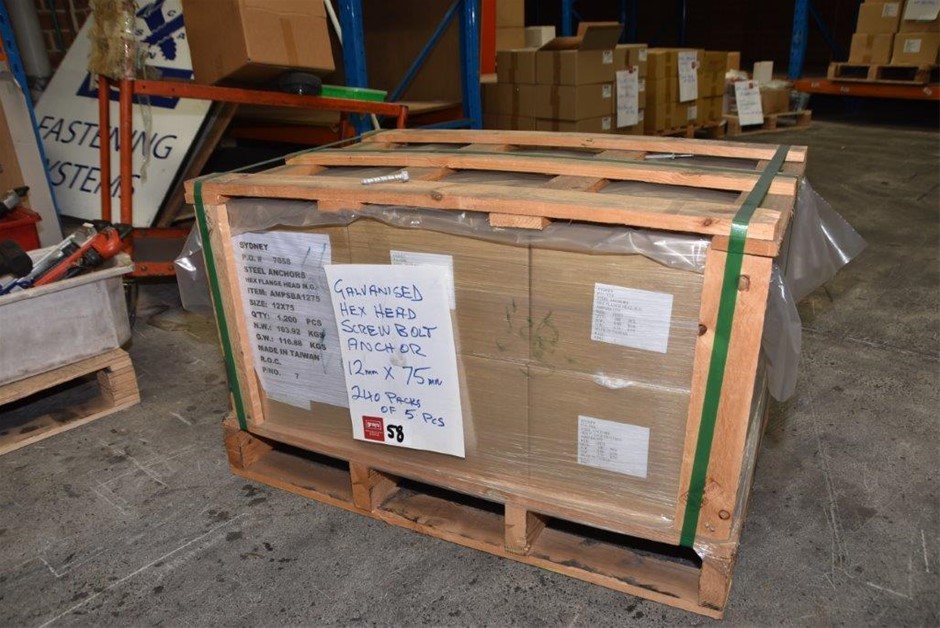 Pallet of Fasteners Auction (0058-5058920) | Grays Australia
