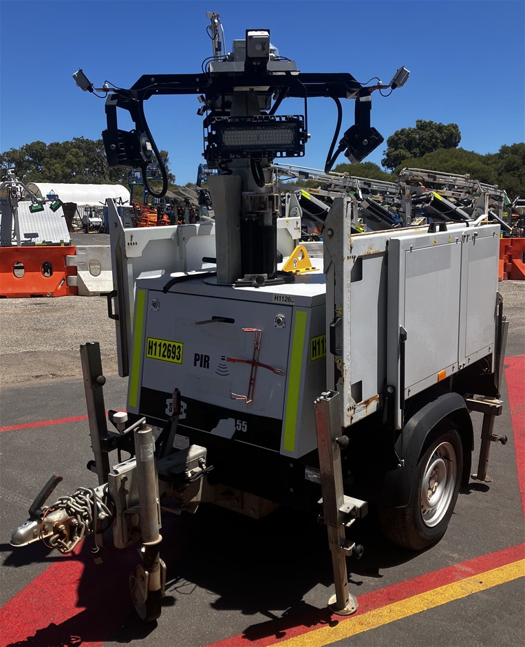 2021 SMC TL55 Lighting Tower - 240w - LED SOLAR (Bunbury) Auction (0011 ...
