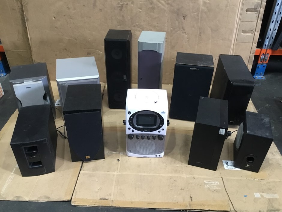 SONY/JBL/BOSE/Logitech/SAMSUNG/WELLING SPEAKER SYSTEM Auction (0058 ...