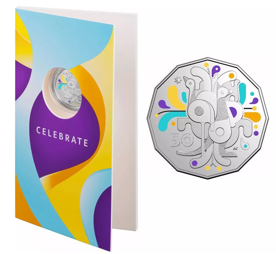 2025 Celebrate Australia 50c Coloured Uncirculated Coin Auction (0015 ...
