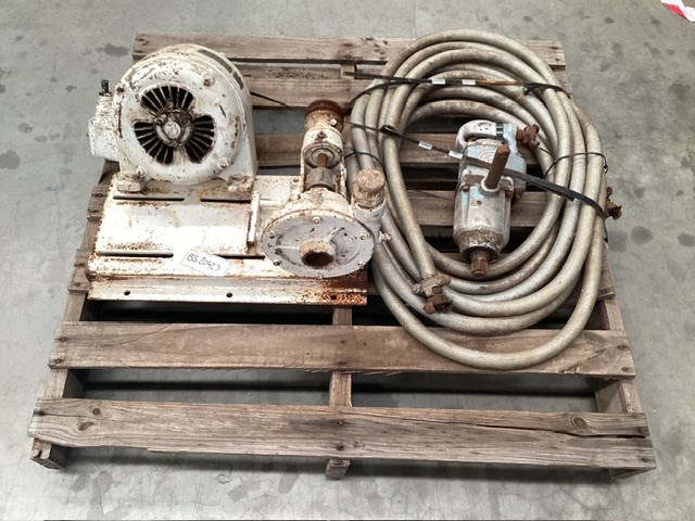 Pallet Containing Motor, Hose And Pneumatic 1” Drive Rattle Gun Auction ...