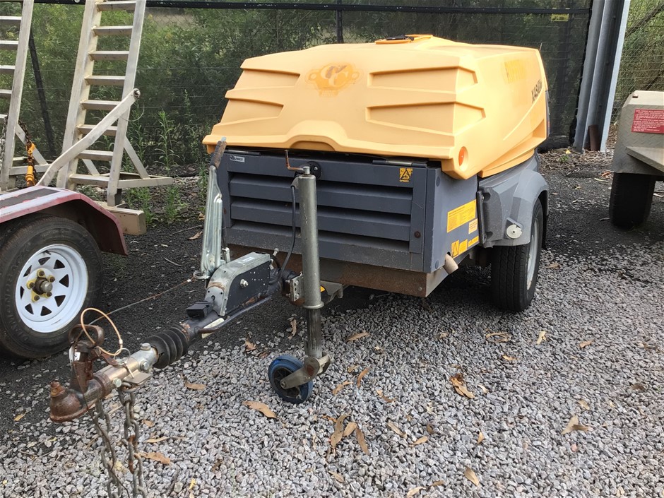 2013 Atlas Copco XAS185 Single Air Compressor Trailer Auction (0033 ...