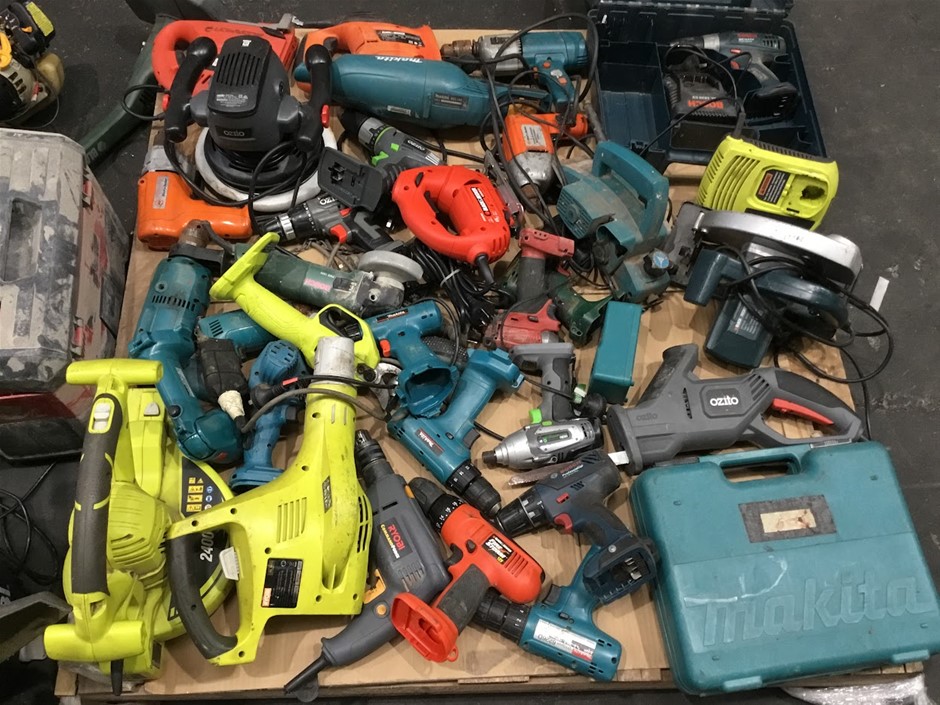 RYOBI/Ozito/BOSCH/Makita mix model Electric drill Auction (0006-2564904 ...