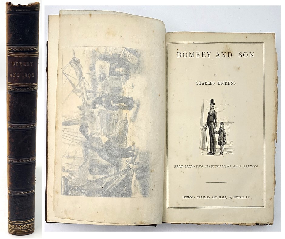 CHARLES DICKENS, DOMBEY AND SON, 1869 EDITION Auction (0001-2566207 ...
