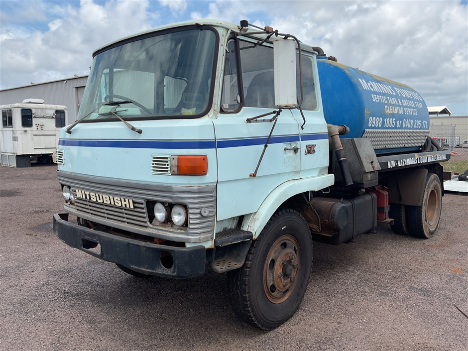 1984 Mitsubishi FK 4 x 2 Vacuum Truck Auction (0011-8020002) | Grays ...