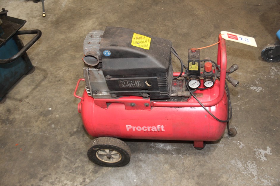 Procraft HP2.5 Mobile Air Compressor Auction (0028-5059033) | Grays ...