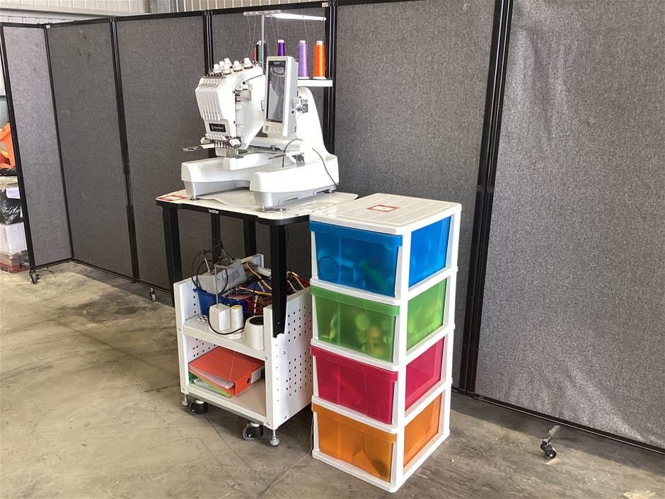 Brother Entrepreneur PR-650 Embroidery Sewing Machine Auction (0001 ...