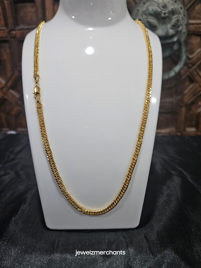 22k yellow Gold Filled Chain stamped(22K)-60cm-Quality Guarantee ...