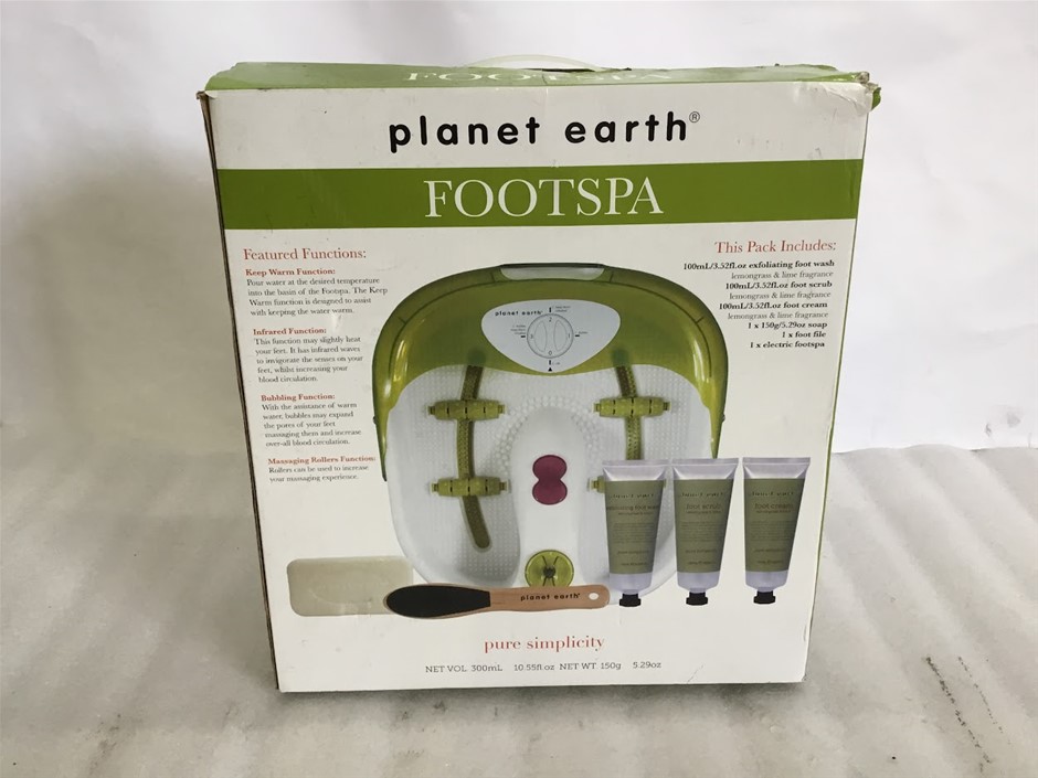 Planet Earth Foot Spa Set Auction (0008-2565695) | Grays Australia