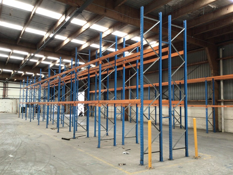Alpha Steel Pallet racking x 18 Bays Auction (0007-3032422) | Grays ...