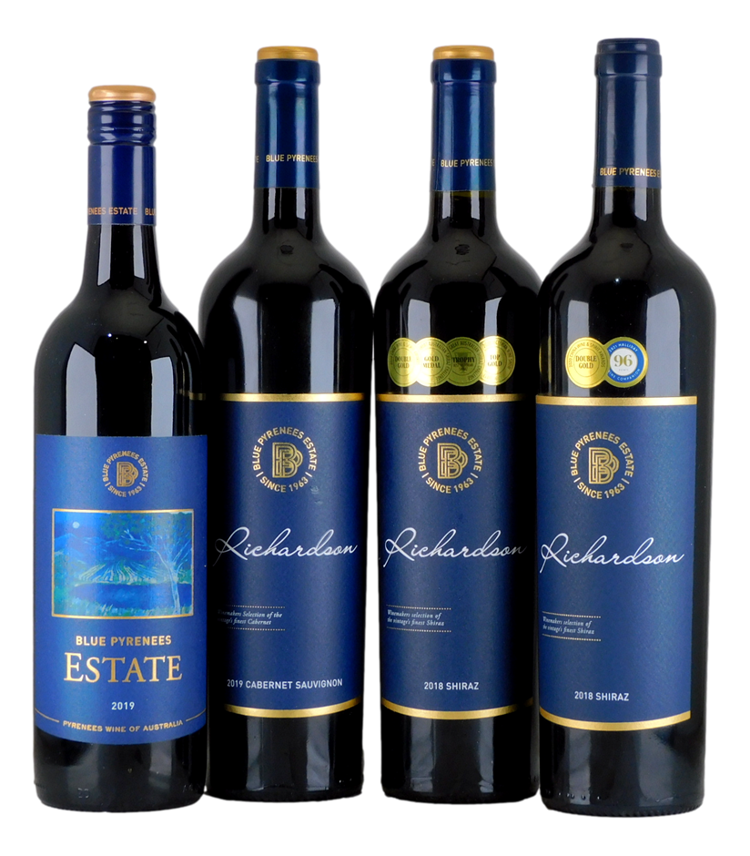 Blue Pyrenees Estate Pack 2018/2019 (4x 750mL). Auction (0011-10733733 ...