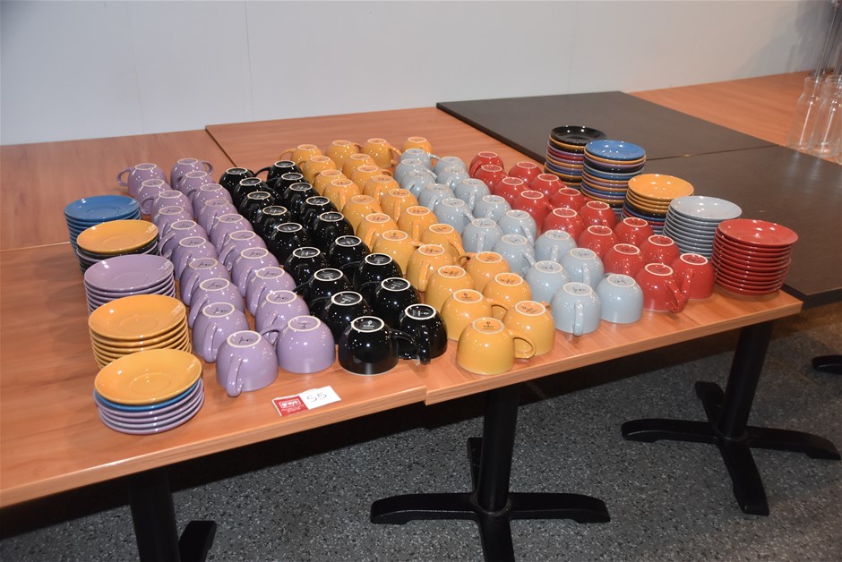 ARGON TABLEWARE Coffee Cups, With Setting Plates Auction (0055-5059219 ...