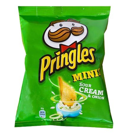 85 x PRINGLES Minis Sour Cream & Onion Single Serve Packets, 19g. Best ...