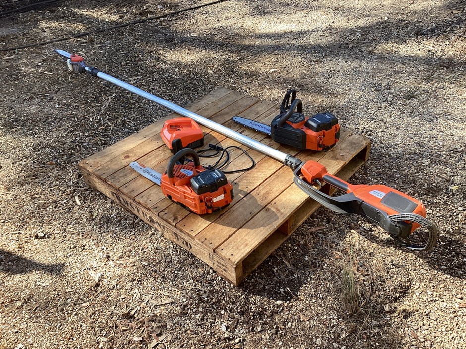HUSQVARNA Electric Chainsaws & Pole Saw Bundle Auction (0066-3032738 ...