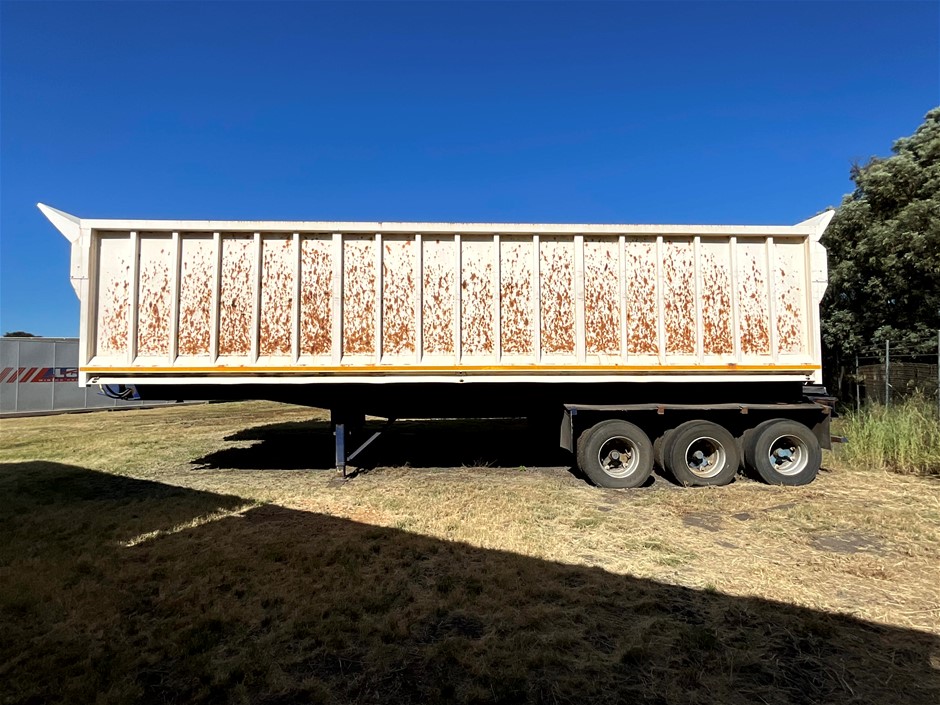 Triaxle Side Tipper Lead Trailer Auction (0026-7056699) | Grays Australia