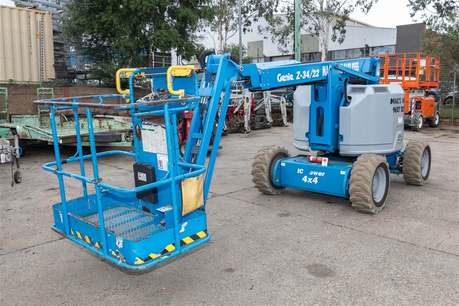 2019 Genie Z34 Knuckle Boom Lift Auction (0032-5059070) | Grays Australia
