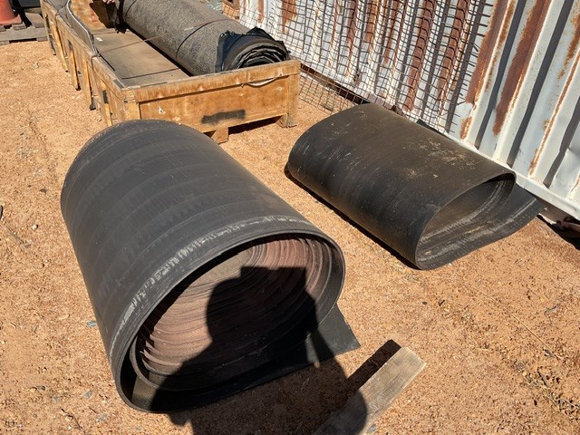 Roll of rubber Conveyor and Offcut Auction (0143-9057388) | Grays Australia