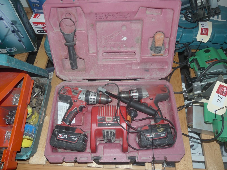 Milwaukee HD 28 PD Power Tool Box Auction (0025-5059496) | Grays Australia