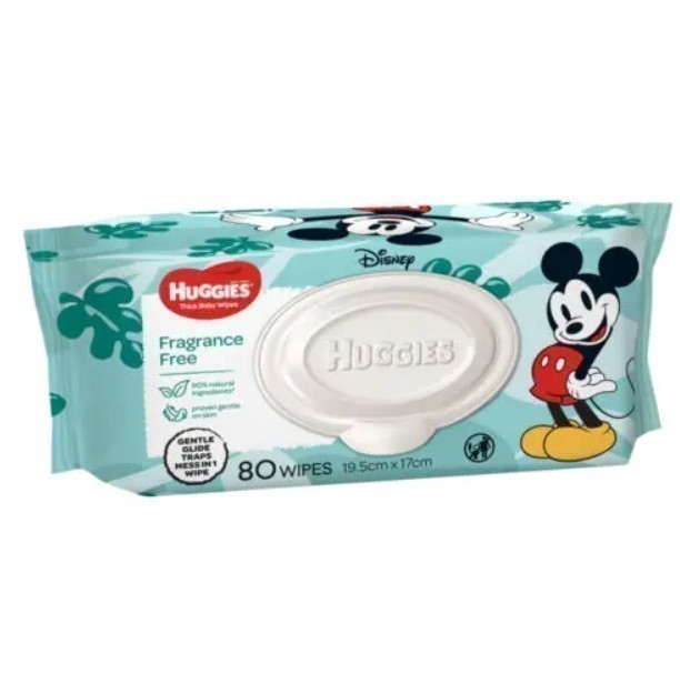 12 x HUGGIES Disney Fragrance Free Wipes, 80 wipes. Auction (0483 ...