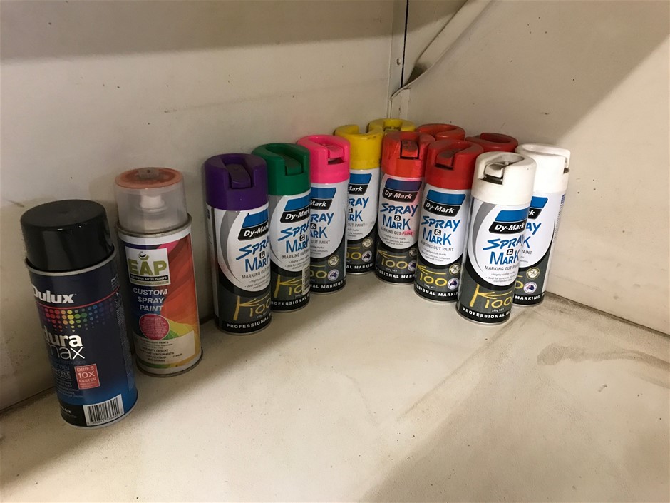 Assort Spray Cans of DY-Mark Auction (0221-3032825) | Grays Australia