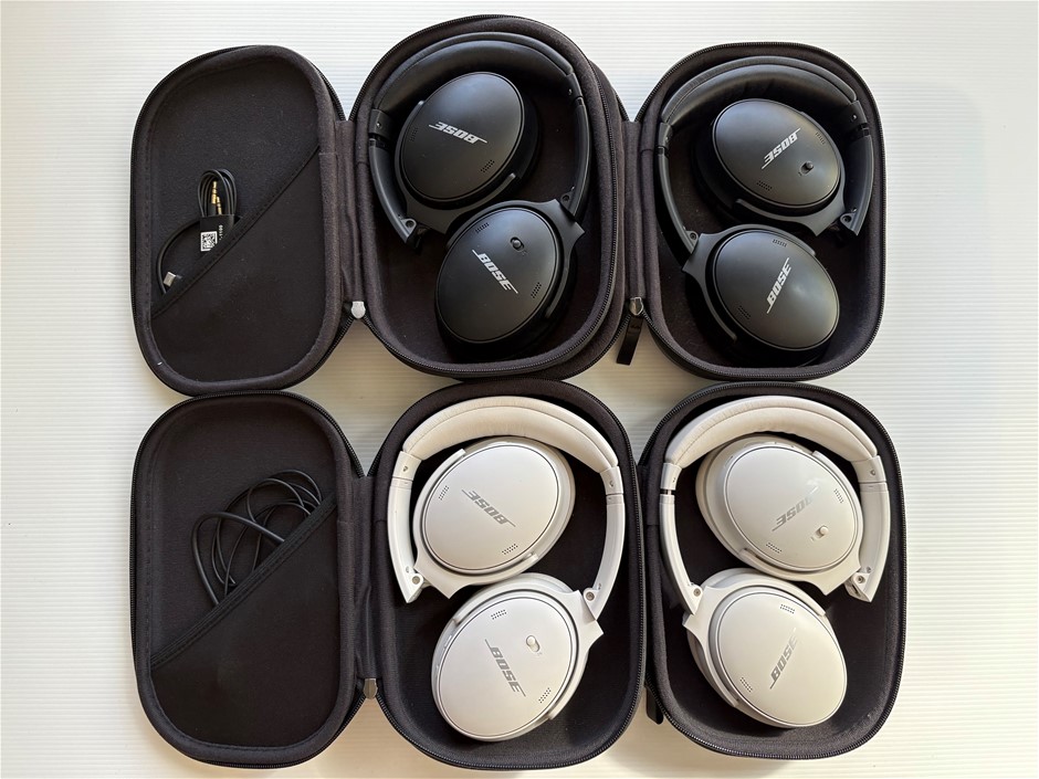 Bose Quietcomfort QC45 Wireless Headphones (Lot of 4) Auction (0006 ...