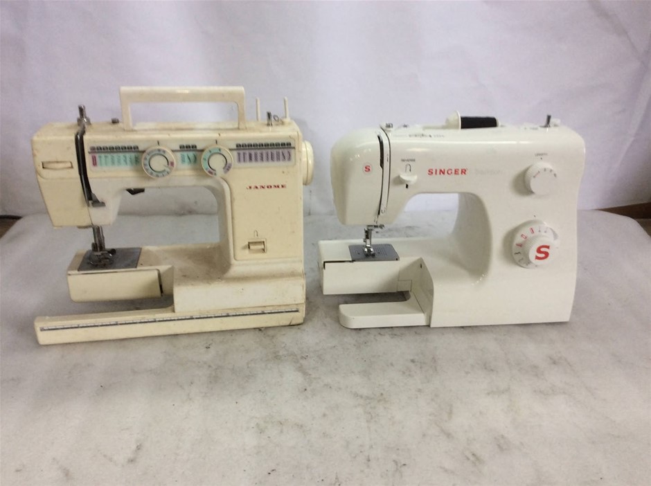 JANOME/SINGER Tradition Sewing Machine (Lot of 2) Auction (0025-2567024 ...